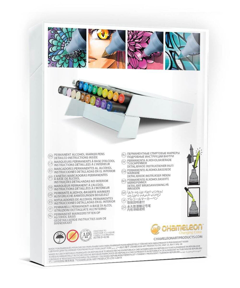 Chameleon 22 Marker Deluxe Set - CT2201 – Chameleon Arts